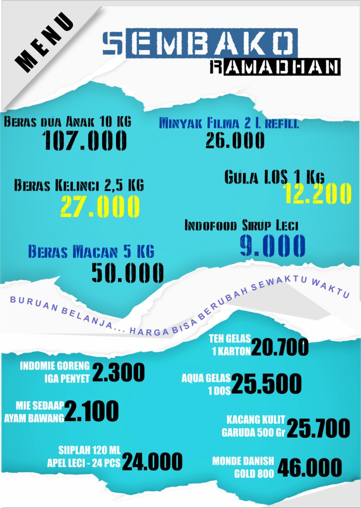 HARGA SPECIAL SEMBAKO RAMADHAN
